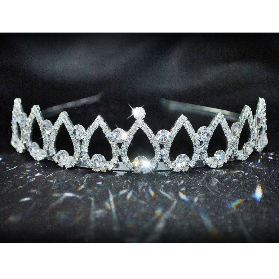 Korunka 30 - čiré štrasové kamínky - Studio Květuše